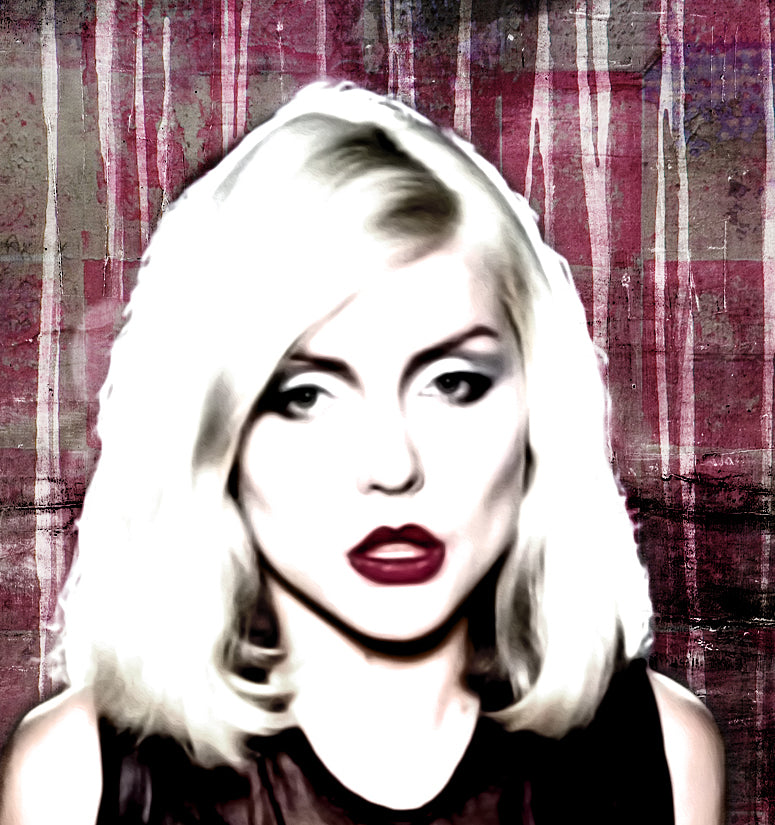 Debbie Harry, Blondie Painting, Art, Portrait, Lalas Art Home decor ...