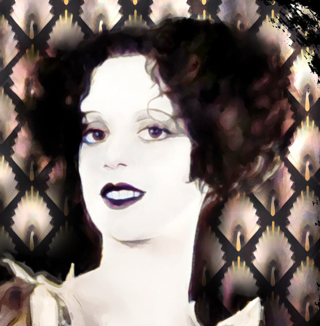 Elsa Lanchester - The Scarlet Woman - 1925 - Vintage style Retro Art ...